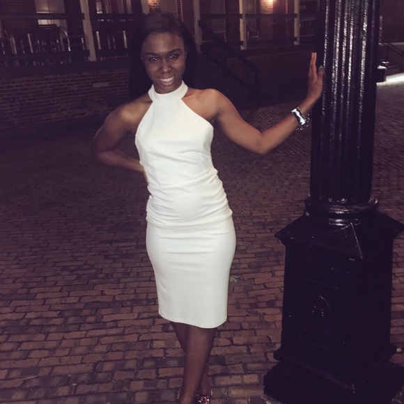 Lulus | Dresses | Lulus Off White Halter Dress | Poshmark